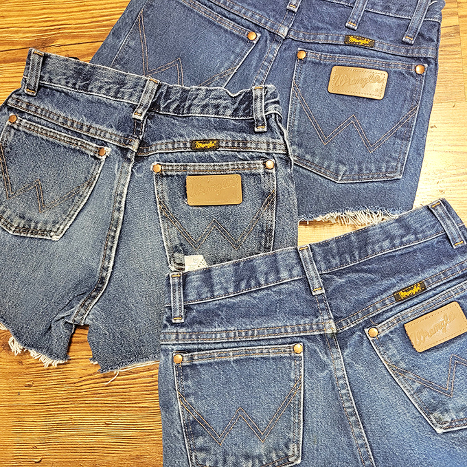 14. Wrangler denim heaven! These classic jeans have already done the hard work of breaking in &ndash; just add your own adventures.