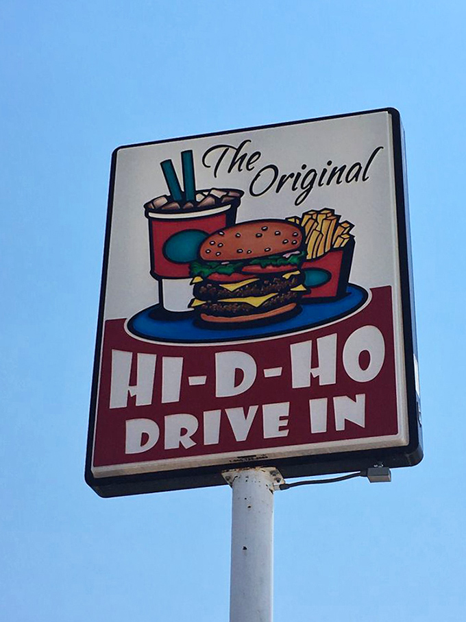 The other Hi-D-Ho sign reminds us that "The Original" isn't just marketing&mdash;it's a heritage you can taste in every bite.