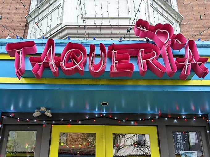The neon sign doesn't just spell "TAQUERIA"&mdash;it broadcasts a siren call to hungry souls within a five-mile radius.