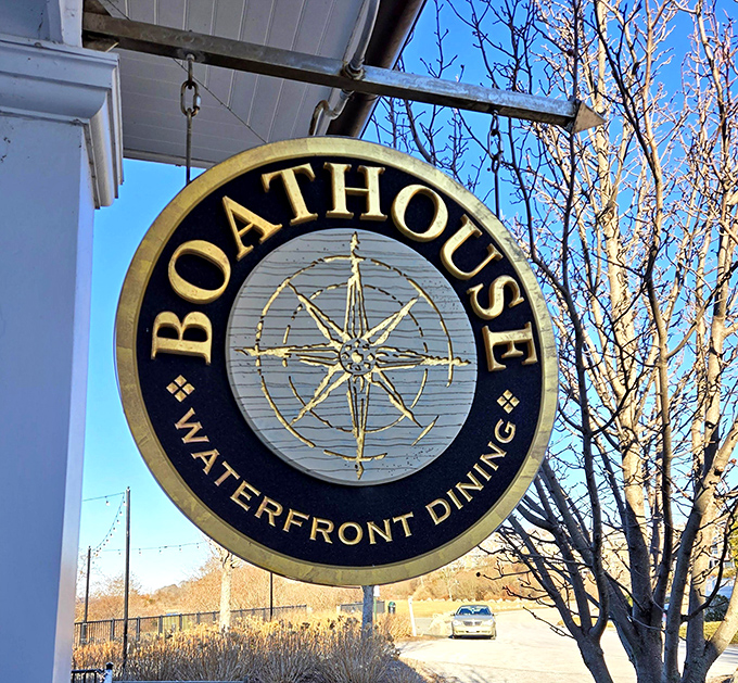 The compass rose signage promises to guide your taste buds in the right direction. Follow it faithfully to seafood nirvana.