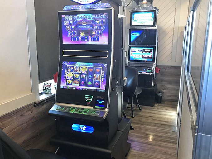 Even paradise needs diversions. The gaming area offers a chance to test your luck after testing your appetite.