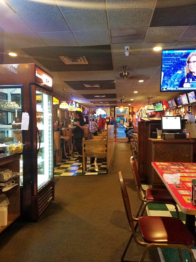 Where food meets hospitality in a dance that's been perfected over decades. The dessert case tempts you before you've even finished your meal.