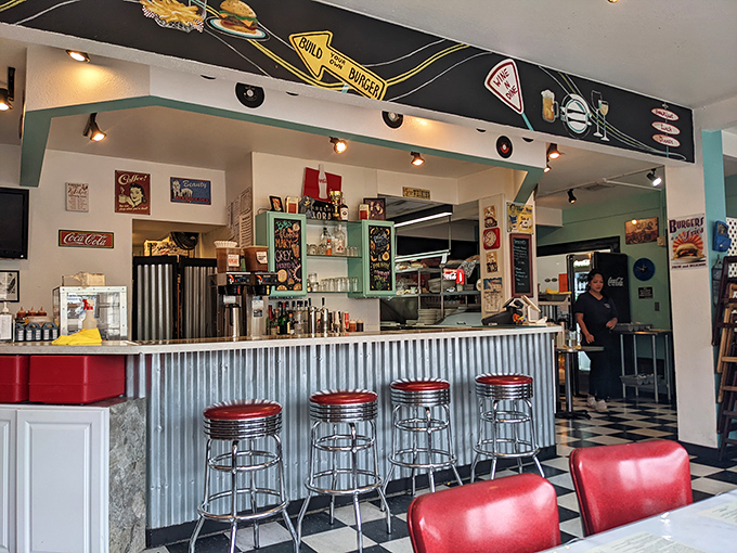 The heart of any great diner isn't just its grill—it's the space where vintage meets vinyl, where memories are served alongside milkshakes.