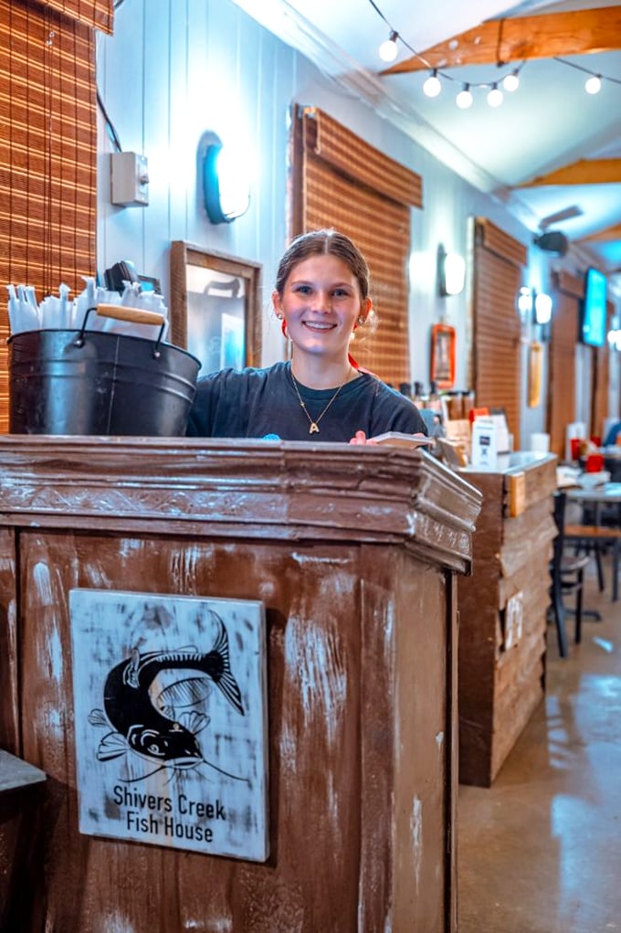 Behind every great restaurant is a friendly face ready to ensure your sweet tea never runs dry and your catfish arrives hot.