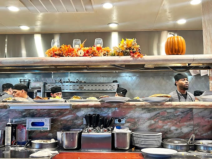 Behind the scenes, the kitchen crew orchestrates breakfast symphonies with the precision of casino dealers and twice the payoff.