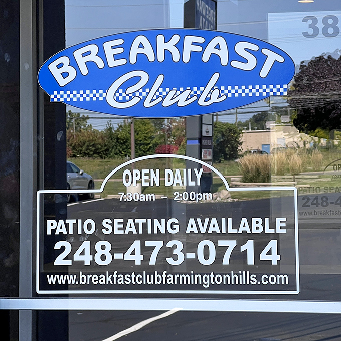 "Open Daily"&mdash;the most important information you'll read today. Set your alarms accordingly, breakfast seekers!