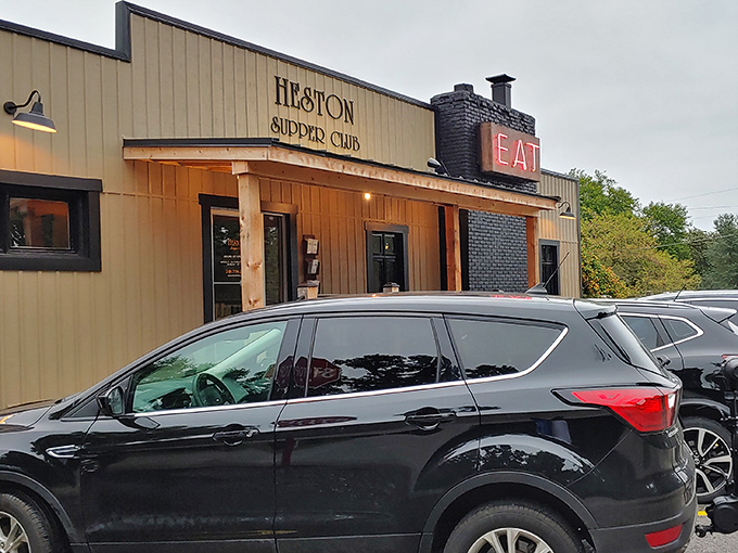 The exterior view in daylight reveals the supper club's unassuming charm&mdash;like that quiet classmate who turned out to be wildly successful.