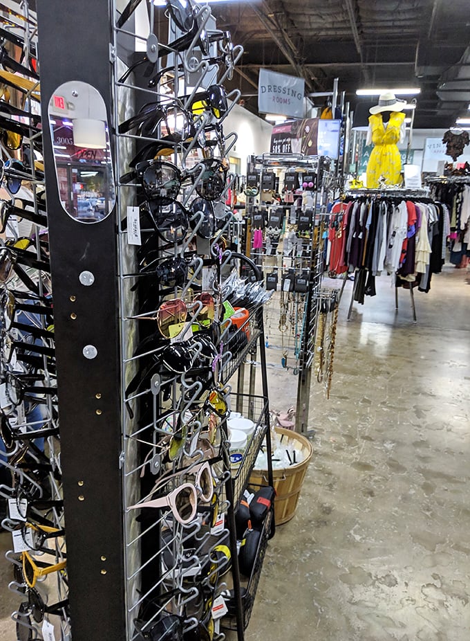 Sunglasses and accessories galore&mdash;because sometimes the finishing touches make the outfit. Like jewelry for your face, only less permanent.