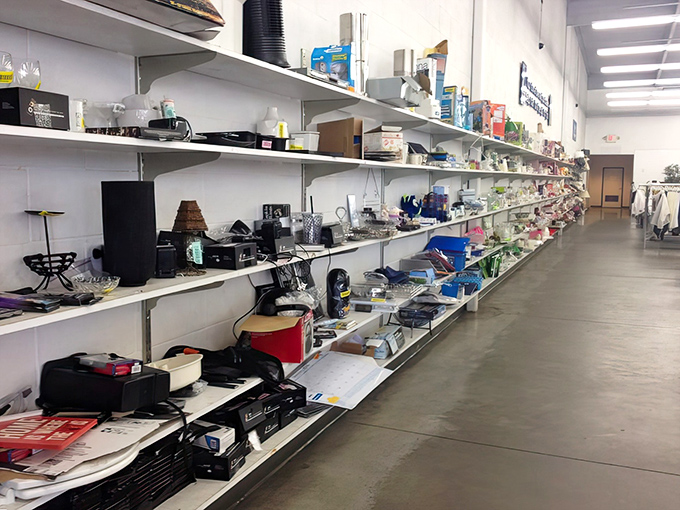 Electronics, small appliances, and miscellaneous gadgets&mdash;the aisle where tech goes for its second act.