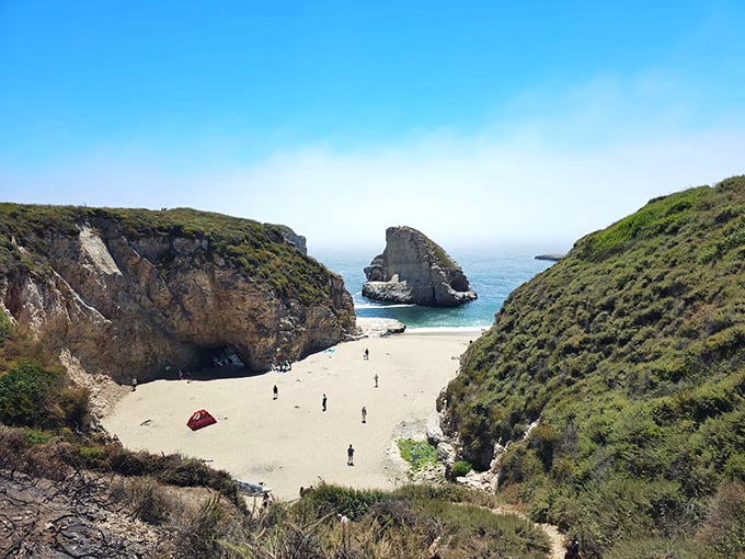 A perfect cove nestled between protective cliffs&mdash;nature's version of finding that neighborhood restaurant where they know your name and favorite table.