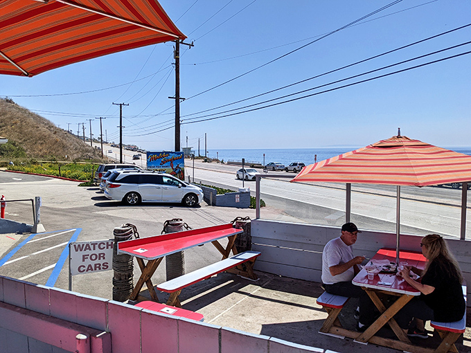Ocean views that make even mediocre food taste better&mdash;but thankfully, the food here needs no scenic enhancement. Worth every minute in traffic.