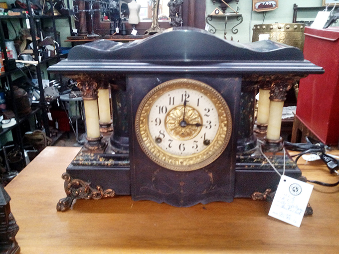 This ornate mantle clock once marked important moments &ndash; birthdays, holidays, and ordinary Tuesday afternoons that became memories.
