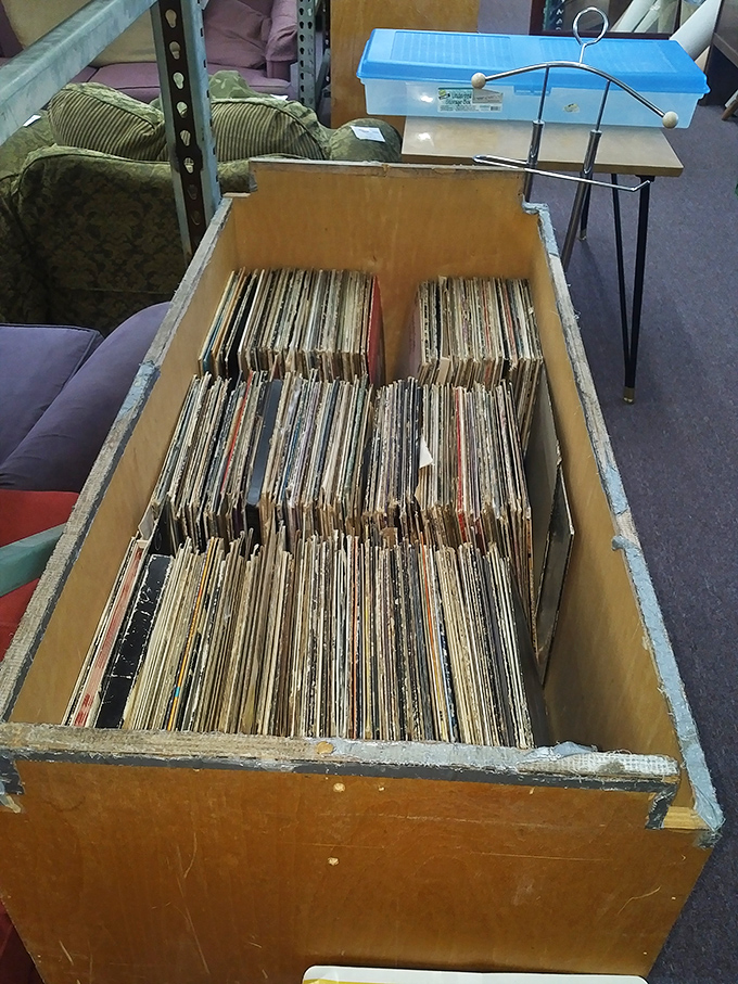 Vinyl enthusiasts, prepare to dig! This crate of records holds forgotten classics and hidden gems waiting for their next spin on your turntable.