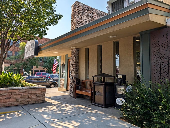 A waiting area that invites lingering conversations. The aroma of fresh baking makes patience not just a virtue, but a pleasure.