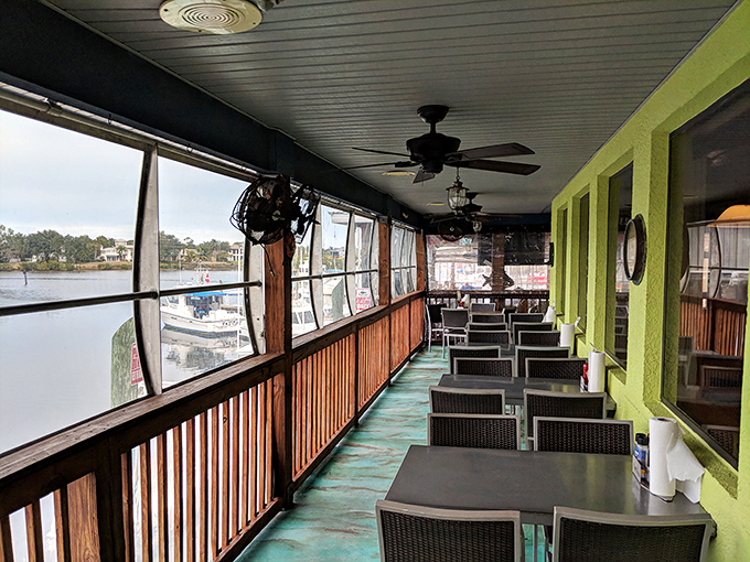 Waterfront views that make even mediocre food taste better &ndash; but thankfully, the food here needs no scenic enhancement.