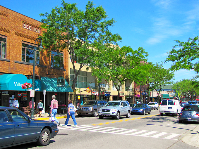 Strolling through Charlevoix's tree-lined main street feels like walking through a Norman Rockwell painting where everyone still says good morning.