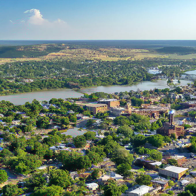 From above, Stillwater reveals itself as a verdant oasis dotted with lakes and trees&mdash;nature's retirement amenities that don't charge monthly fees.