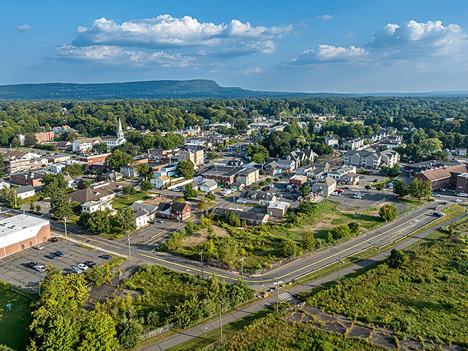 From above, Southington reveals its perfect balance&mdash;close enough to everything, far enough from nothing, and gentle on your wallet.