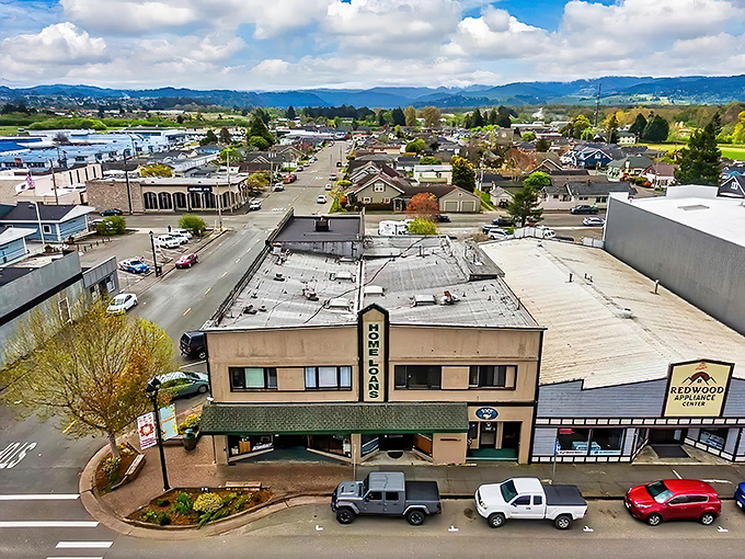 From above, Fortuna reveals itself as a perfectly proportioned small town nestled between rolling hills and fertile valleys.