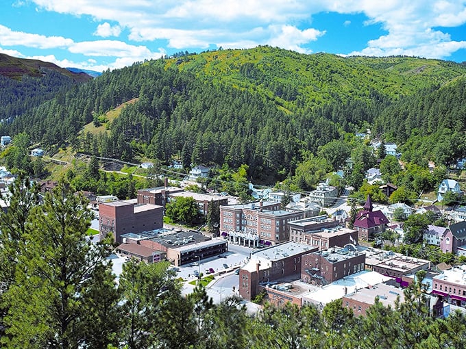 Deadwood nestles into the Black Hills like it grew there naturally&mdash;a perfect marriage of human ambition and nature's majesty.