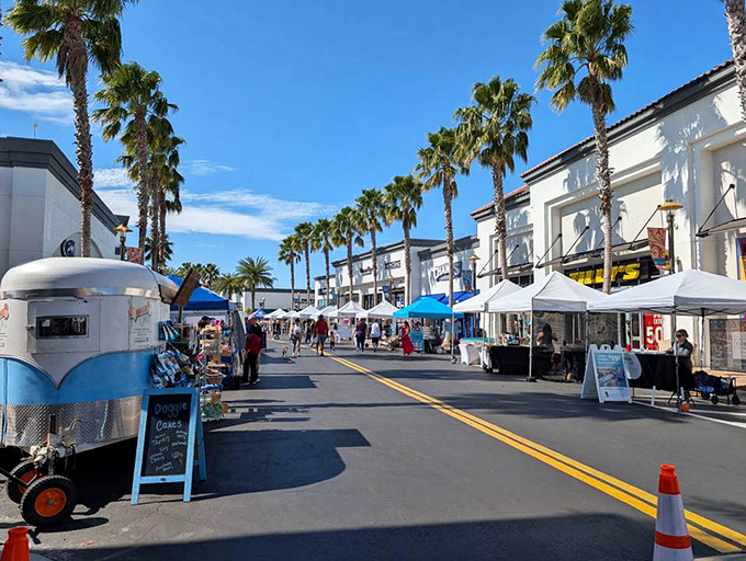 The Fresh Market transforms ordinary shopping streets into vibrant community gatherings, where local vendors and shoppers create the authentic Florida experience.