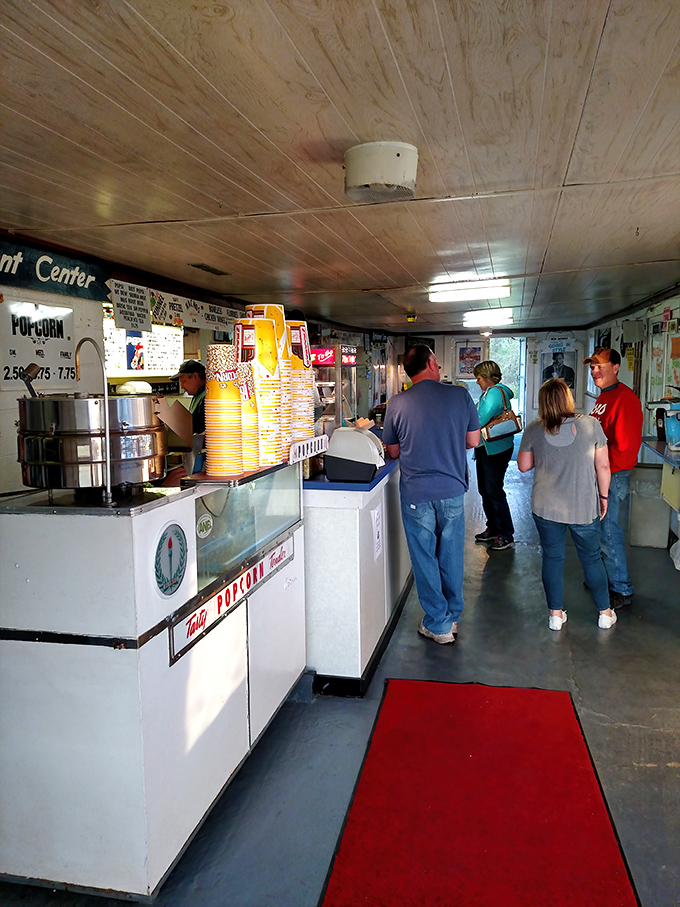 The red carpet treatment is real at this concession stand, where movie snacks become the supporting cast to your feature presentation.
