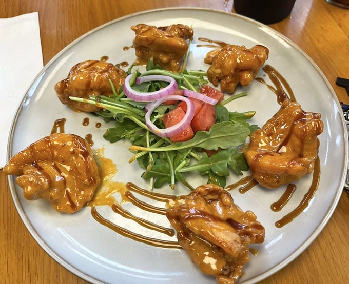 Appetizer shrimp so perfectly cooked, they make you wonder if there's a tiny shrimp whisperer hiding somewhere in the kitchen.