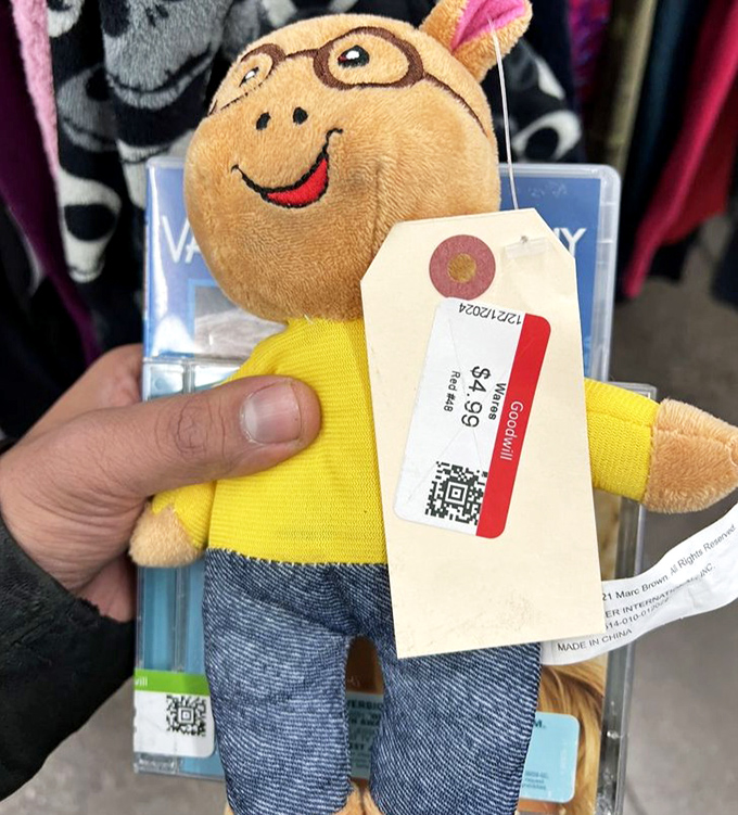 Arthur the aardvark: proof that childhood nostalgia costs just $4.99. PBS kids' characters never go out of style, especially at these prices.