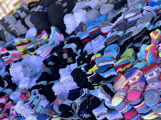 The sock renaissance is real! This rainbow of foot fashion proves that the humblest garment has become the most expressive part of many wardrobes.