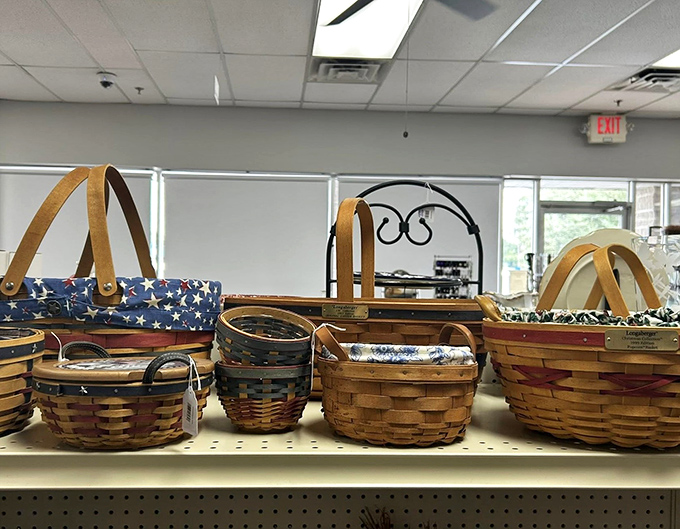 Basket collection that would make Martha Stewart weep with joy. From patriotic stars to classic woven designs&mdash;organization never looked so charming.