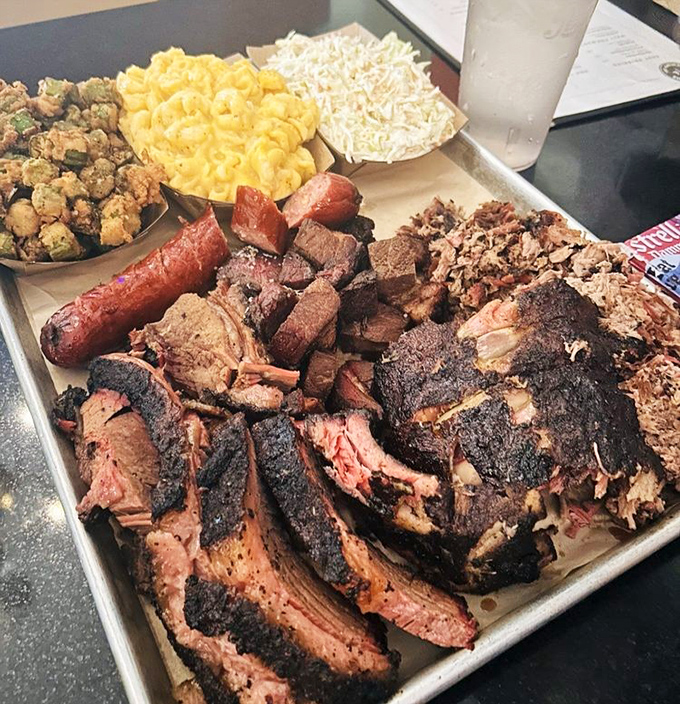 The Big Mike's Platter&mdash;not just a meal, but a barbecue expedition across America without leaving your table.