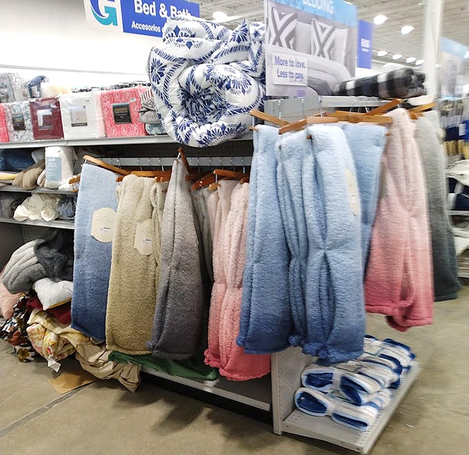 Cozy throws in soothing gradient colors &ndash; because comfort should be both affordable and Instagram-worthy in any Indiana home.