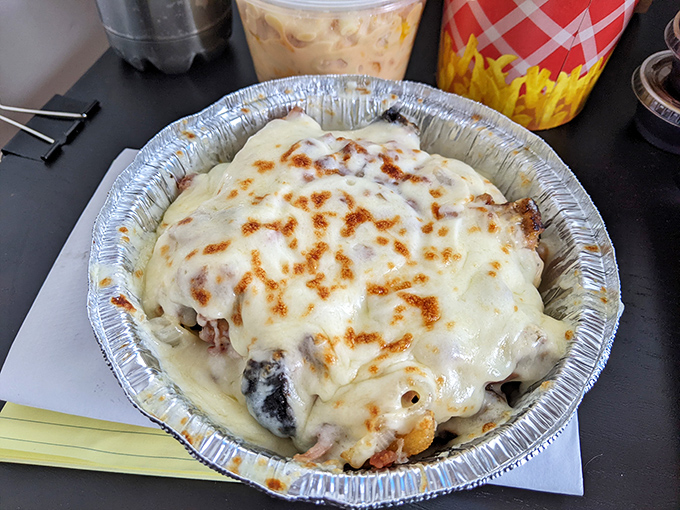 The Bully Bowl &ndash; a mountain of meat and cheese that makes diets tremble in fear. Comfort food that comforts your very soul.