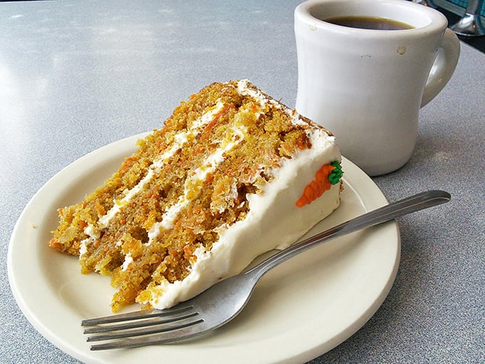 Carrot cake that doesn't pretend to be health food&mdash;just layer upon layer of moist perfection with cream cheese frosting worth every calorie.