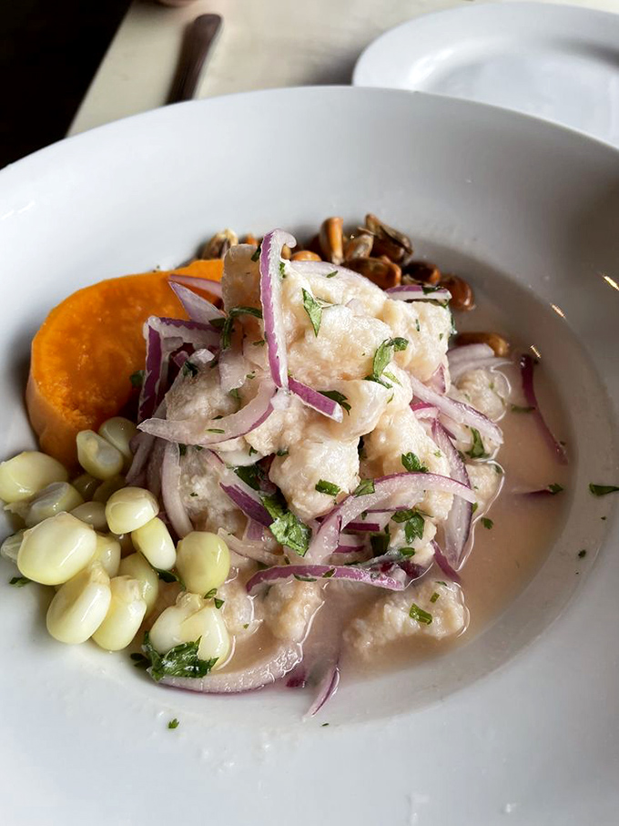 Ceviche that proves sometimes the best cooking happens without heat&mdash;fresh fish "cooked" by citrus in a refreshing South American tradition.