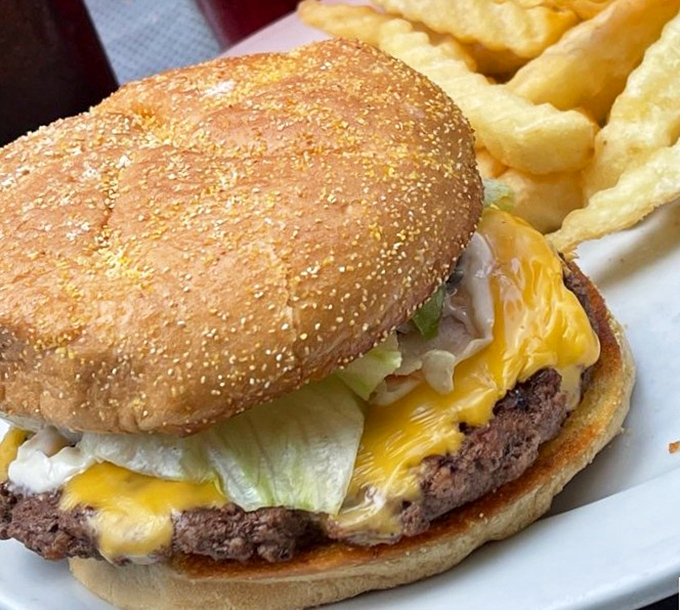 A proper diner burger doesn't need fancy toppings or pretentious names &ndash; just good beef, melty cheese, and a bun that knows its supporting role.