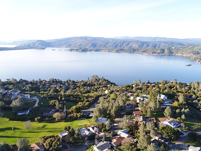 From above, Clearlake reveals its perfect balance of nature and neighborhood &ndash; a patchwork quilt of community stitched together by water.