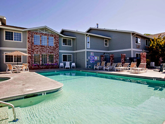 Hotels with actual pools where you can relax without someone's influencer photoshoot blocking your view of the water.