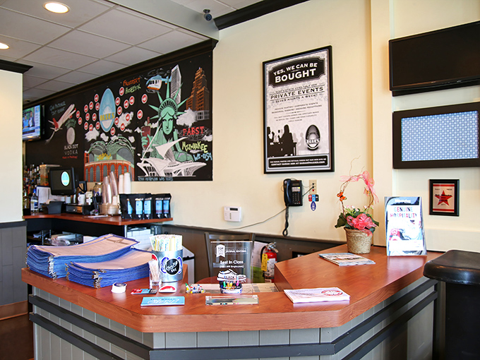 The host station&mdash;first point of contact in your breakfast journey and keeper of the coveted tables during weekend rush. 