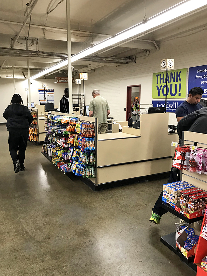 At checkout, where bargain victories are tallied and the thrill of the hunt transforms into the satisfaction of sustainable shopping well done.
