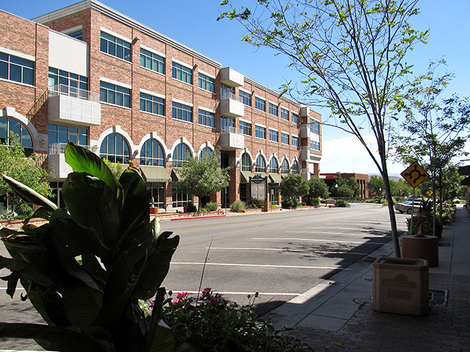 Downtown St. George blends historic architecture with modern amenities. The wide sidewalks invite leisurely strolls past shops that still know your name.