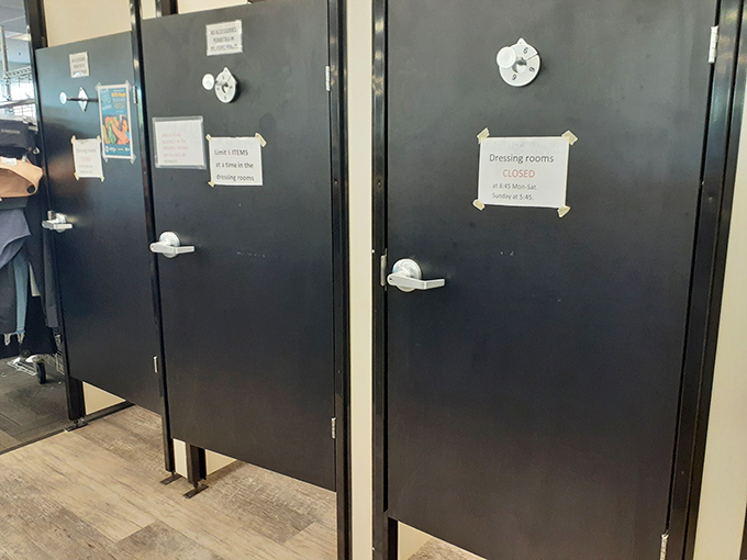 Clean dressing rooms ensure your thrift store tryouts happen in dignity, not desperation or compromise.