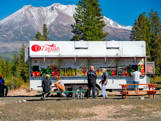 El Zaguan Taqueria serves up authentic Mexican fare with Mount Shasta as the backdrop &ndash; proving great food with a view doesn't require a second mortgage.