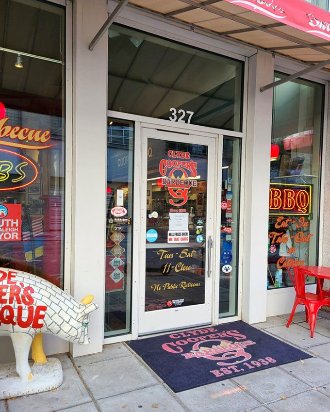 The entrance promises what lies beyond&mdash;an experience that's been drawing barbecue pilgrims since before your parents went on their first date.