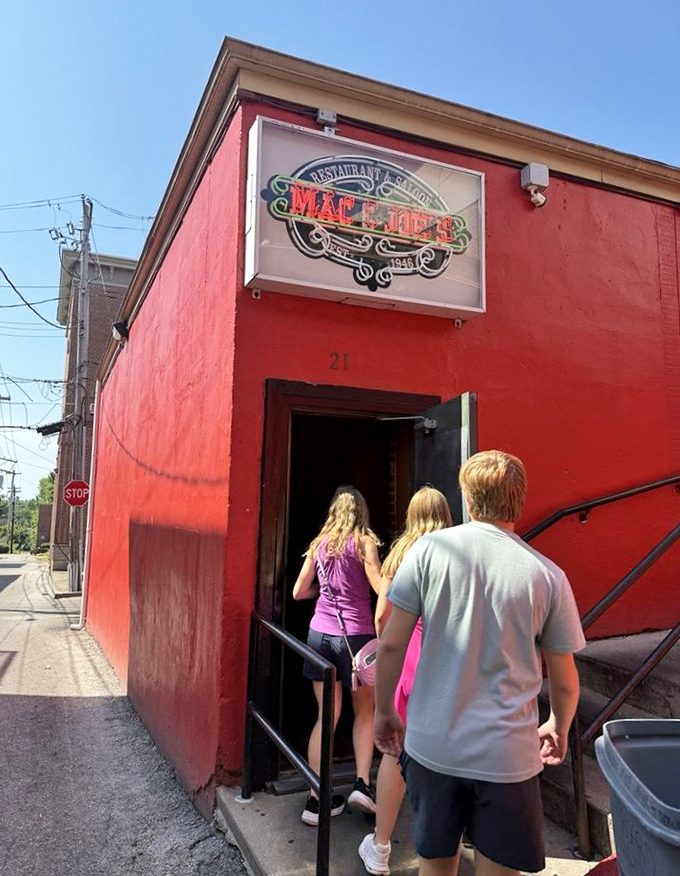 The iconic red exterior welcomes new generations of wing enthusiasts, proving that great taste transcends time.