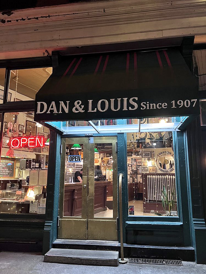 Step through these doors and leave the modern world behind for timeless seafood excellence.