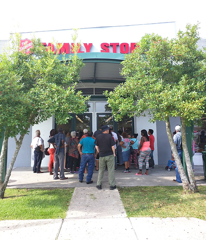 The crowd gathers like it's a limited-edition sneaker drop. When those doors open, the treasure hunt begins&mdash;no map required.