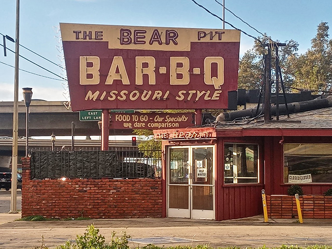 That sign isn't just advertising—it's a landmark, a beacon, a promise. "Food To Go" might be their specialty, but staying awhile is highly recommended.