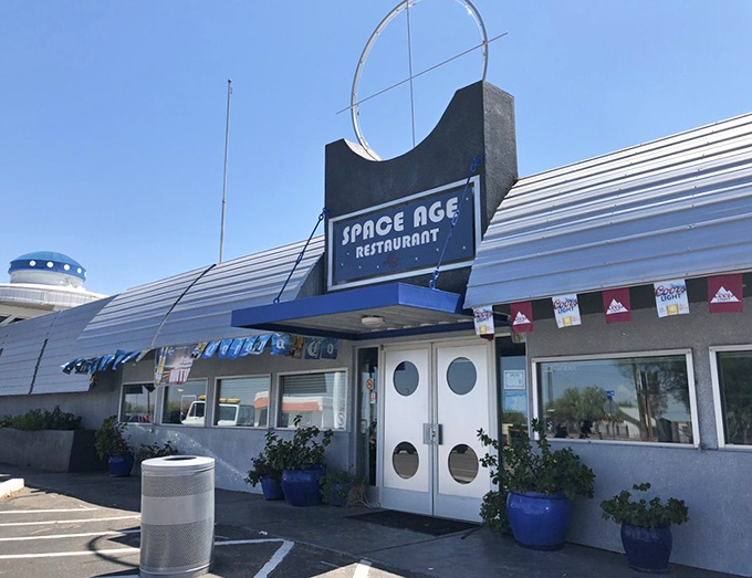 Those round porthole doors aren't just for show&mdash;they're your gateway to an otherworldly dining experience in the heart of the Sonoran Desert.