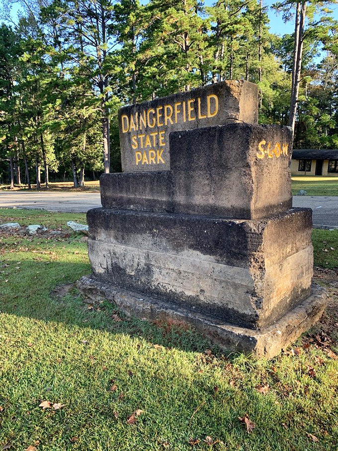 This stone marker has welcomed generations of nature lovers. Like a trusted doorman to the wilderness, it never takes a day off.